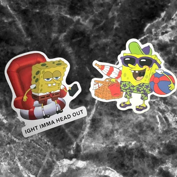 Design | Spongebob Sticker Pack 2 2 Spongebob Squarepants Stickers ...